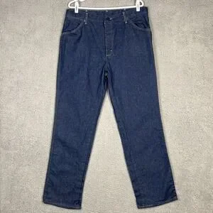 bulwark | Jeans | Bulwark Fr Jeans Men 36x33 Tag Reads 34x37 Blue Flame ...